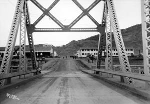 Highway Bridge to Mason City, 1936