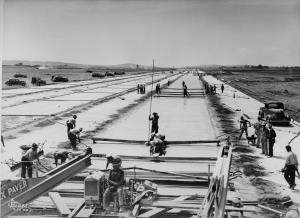 Runway Construction at Geiger Field, 1941