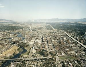 City of Spokane Looking East, 1971