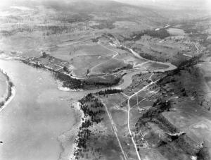 Spokane River where it Meets the Columbia, 1970